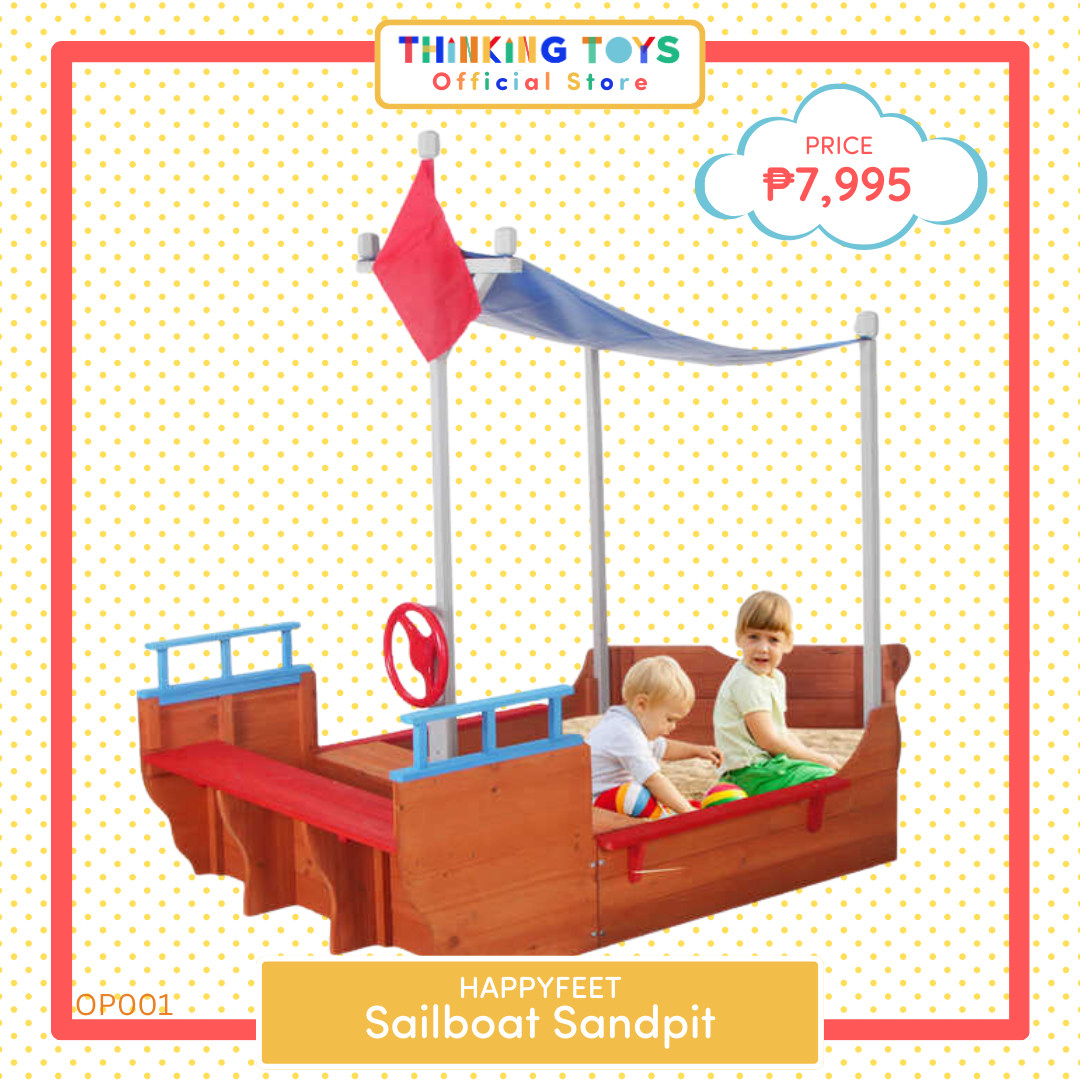 HAPPYFEET Sailboat Sandpit – Thinking Toys PH