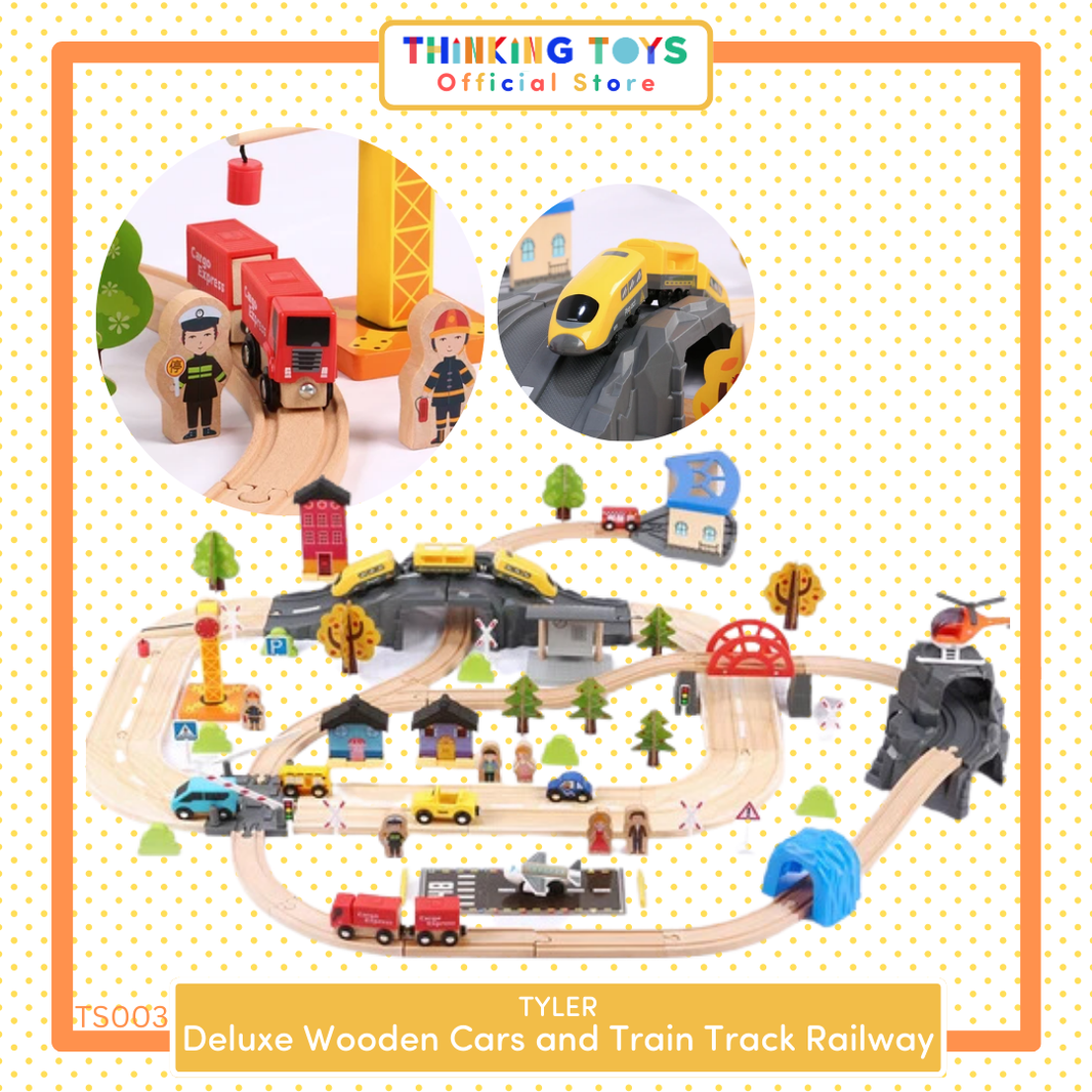 Wooden Train Sets and Tracks – Thinking Toys PH
